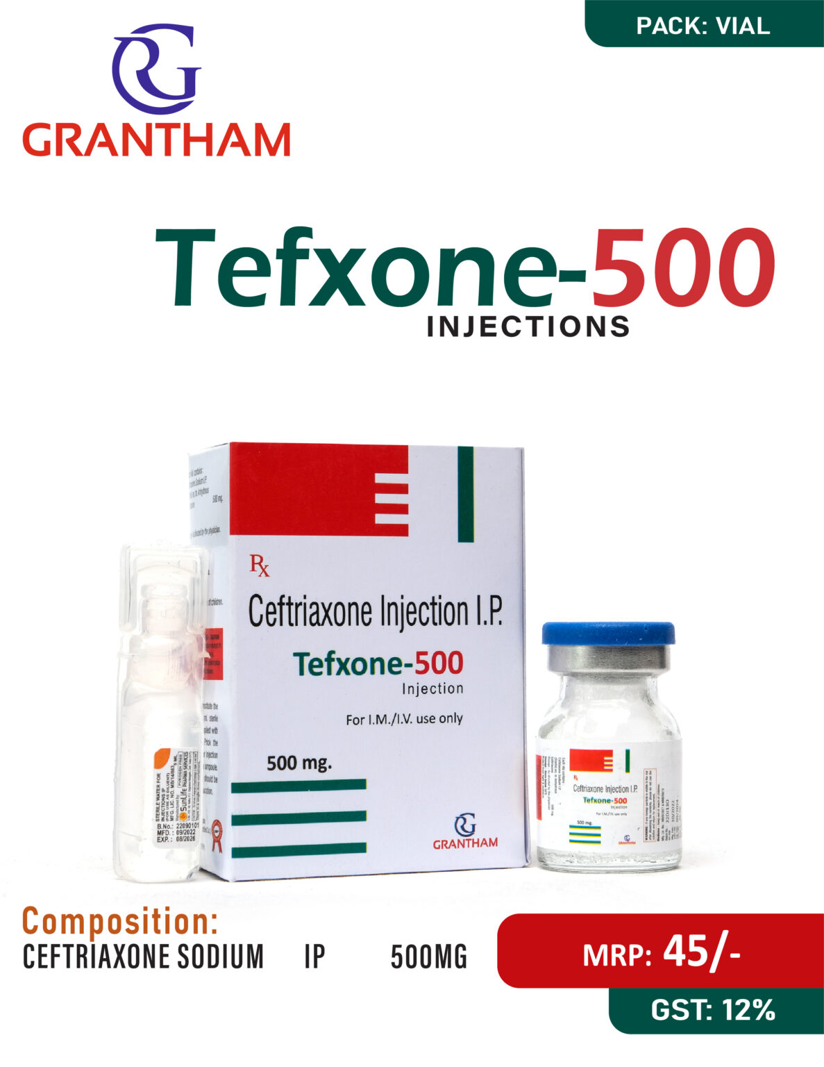 TEFXONE 500GM - Grantham Lifesciences