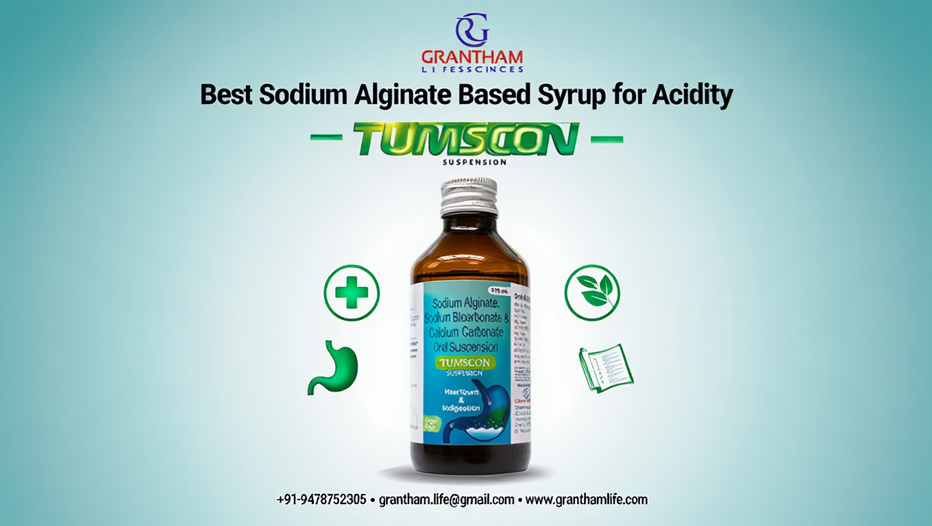 TUMSCON : Best Acidity Syrup by Grantham Lifesciences