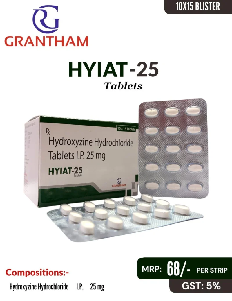 HYIAT-25 Tablets By Grantham Lifesciences